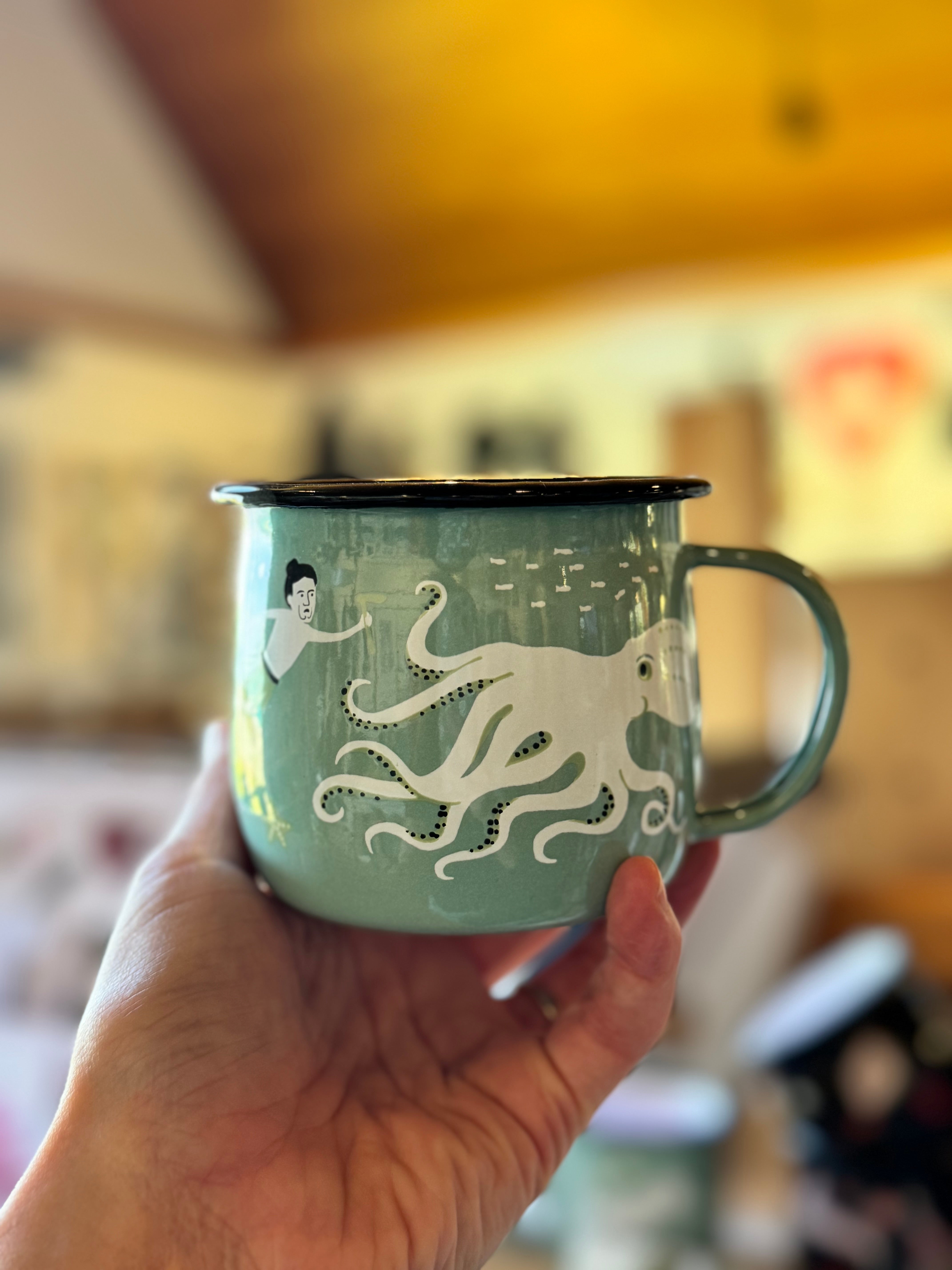 Enamel Mug - Te Wheke o Maturangi – The Royal Albatross Centre