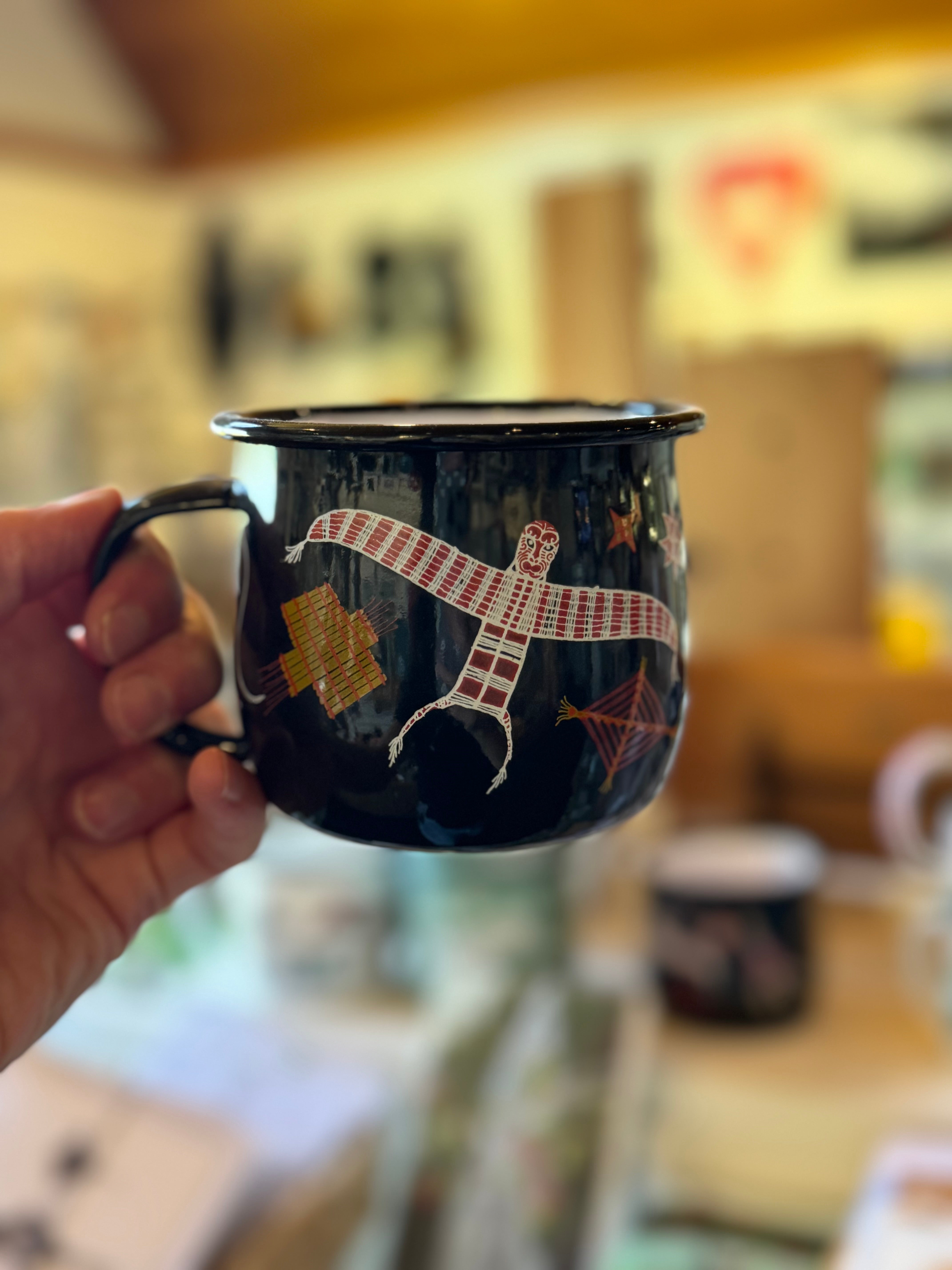 Enamel Mug - Maori Kites / Manu Tukutuku – The Royal Albatross Centre